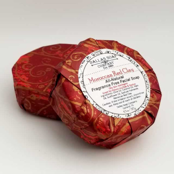 Moroccan Red Clay Soap for Oily Skin – Dallas Soap Company